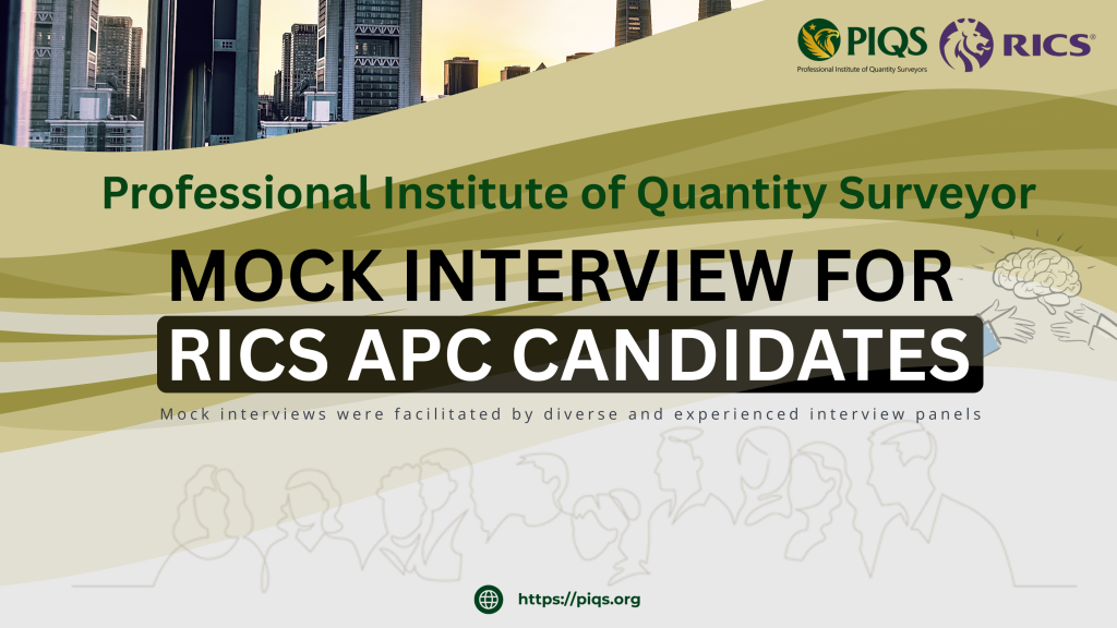 RICS - APC Mock Interviews April - May 2025 | PIQS