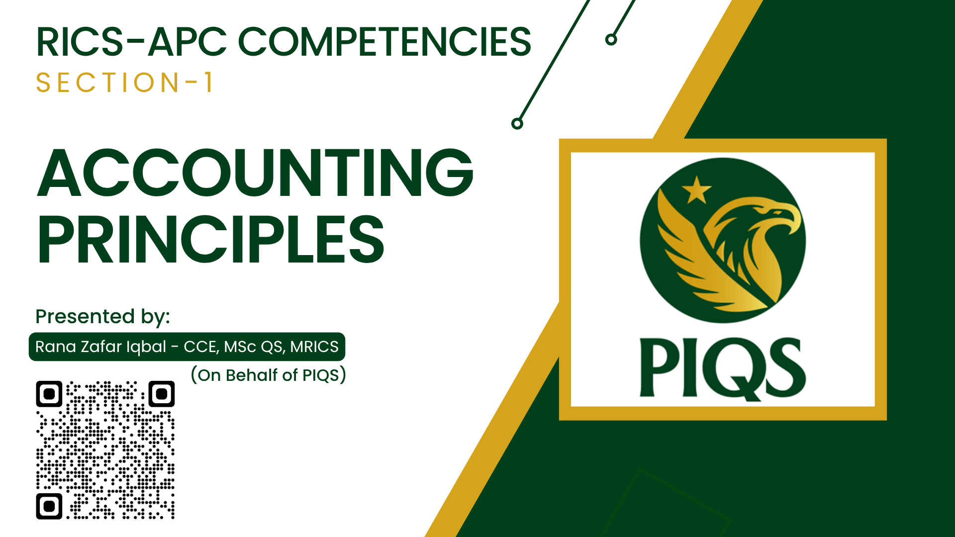 RICS - 01 - Accounting Principles | PIQS