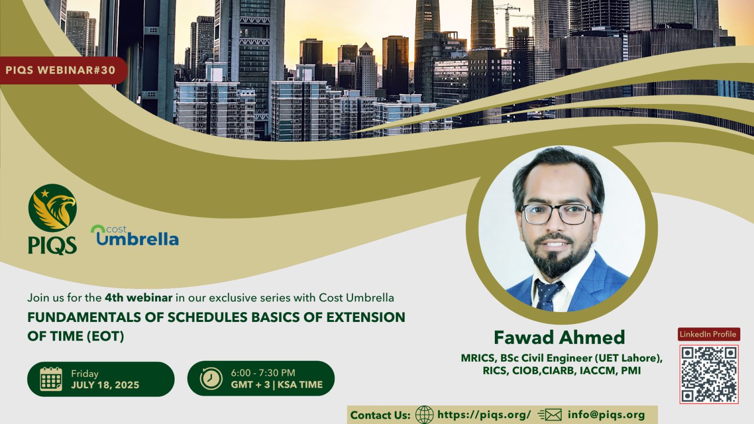 Fundamentals of Schedules and Basics of Extension of Time (EOT) – PIQS